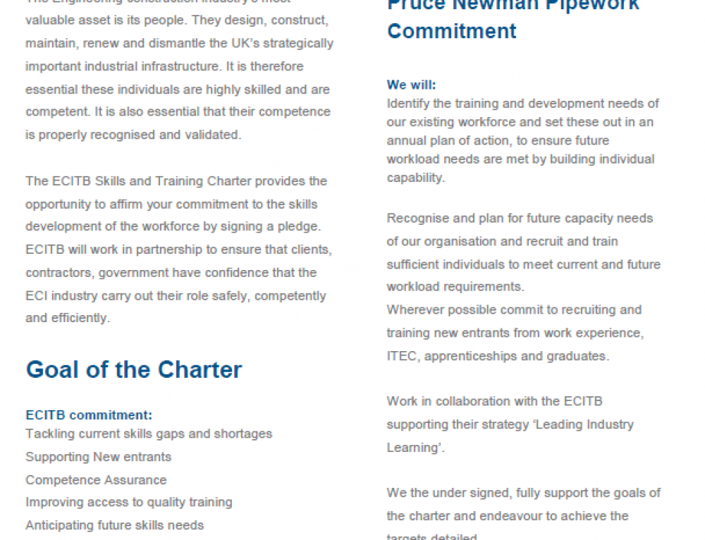 Top Safety Accreditation for Pruce Newman Pipework Limited – PruceNewman